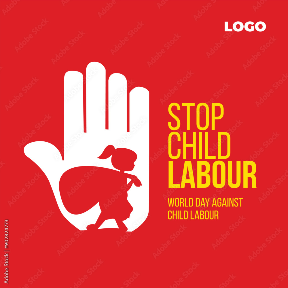 World Day Against Child Labor, child carrying heavy loads, Stop Child ...