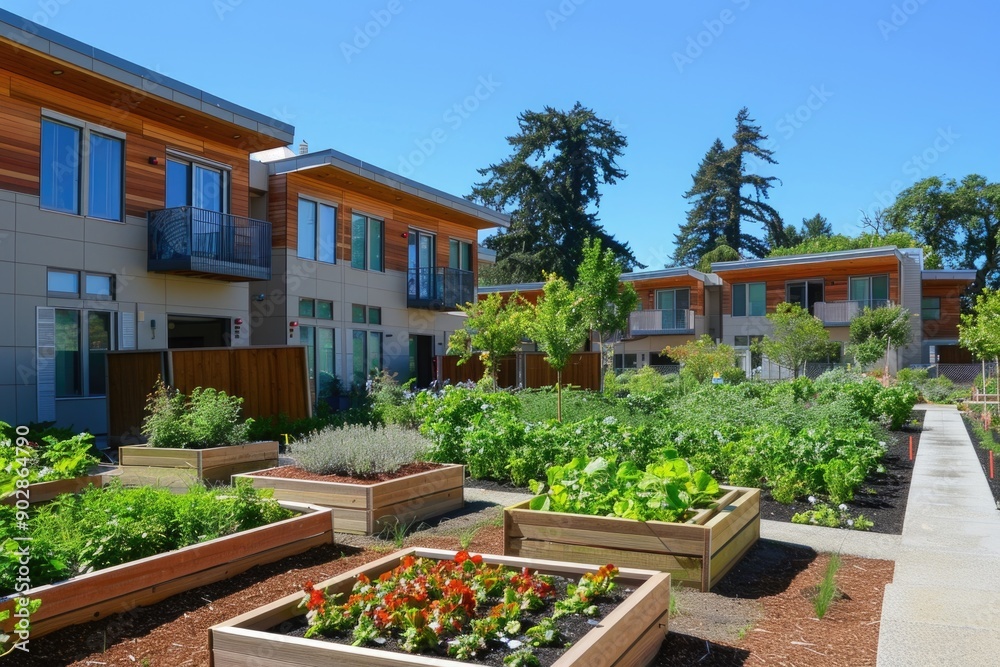 Modern Low-Income Housing Project Featuring Sustainable Passive House ...