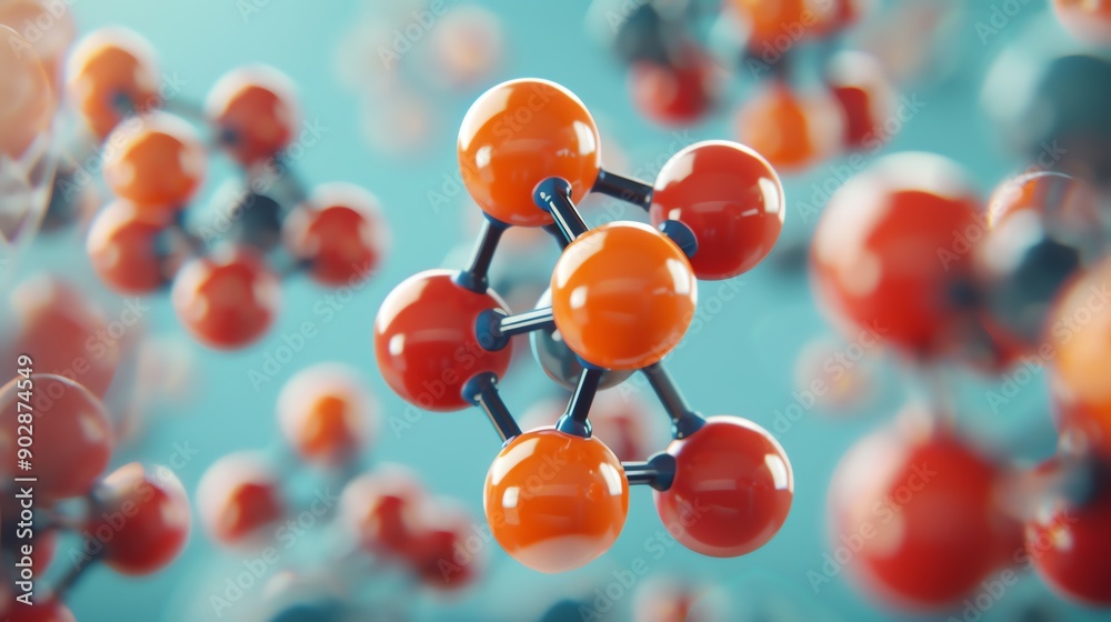Atomic reaction showing the formation of a chemical bond Stock ...
