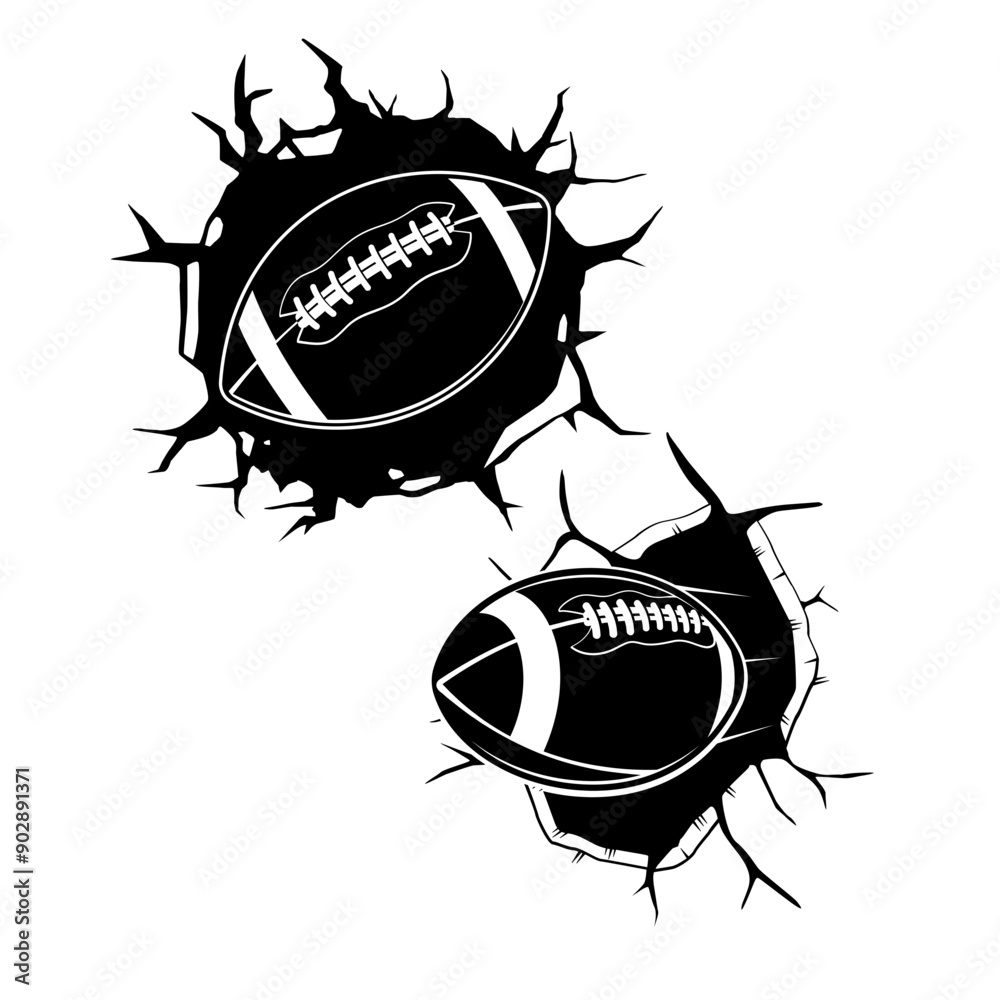 American Football | Football | Sports | Breaking Walls | Smashing ...