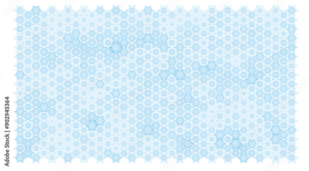 Sci-Fi Pattern: This 3D rendered holographic hexagon pattern is a ...