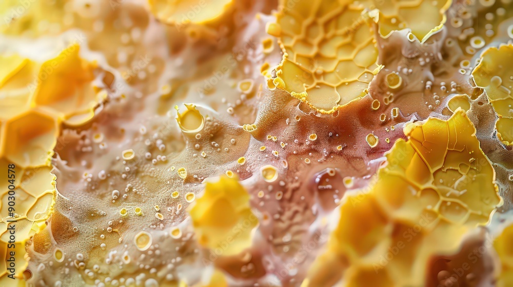 An illustrative shot of skin covered in hives, with raised, welts and a ...