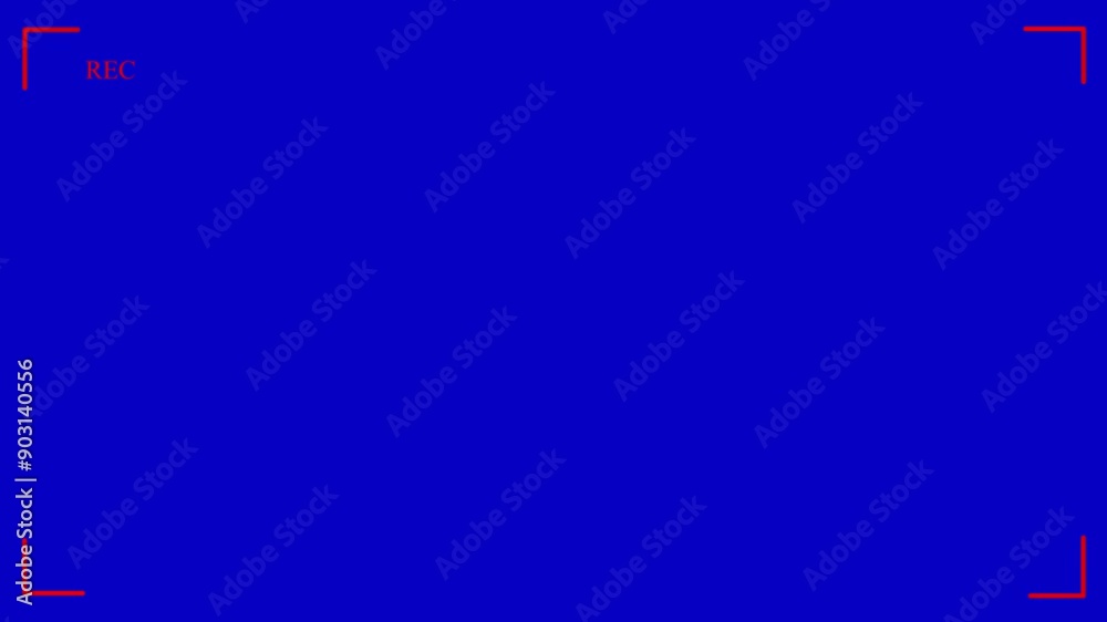 Video Camera Recording Screen blue Screen Background HD Animation ...