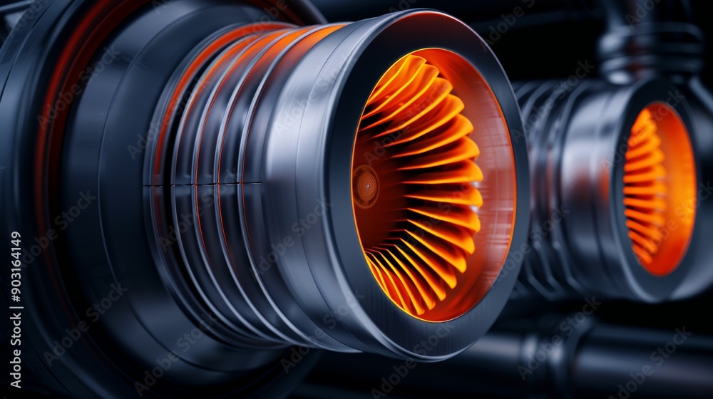 Cutaway illustration of an industrial thermal shielding system with ...
