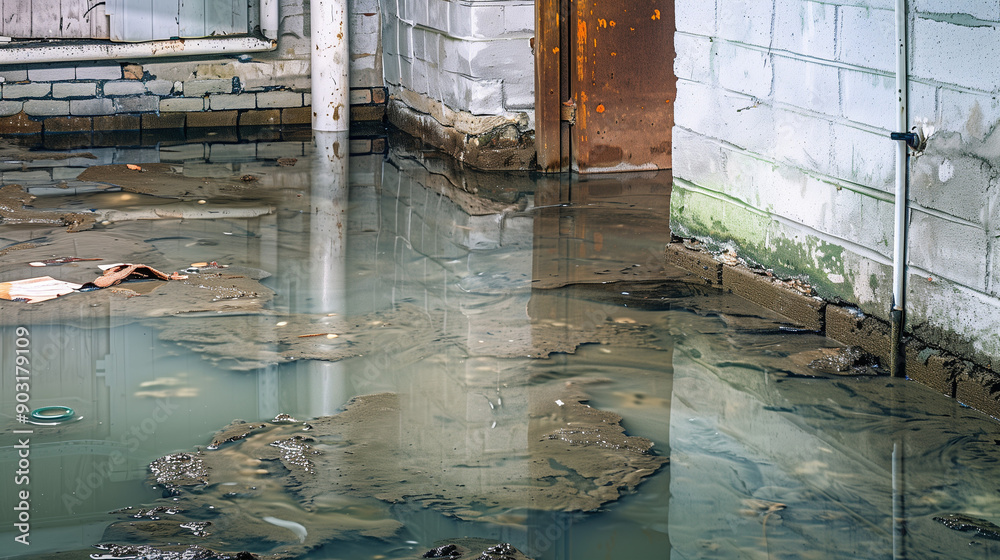 Repairing a flooded basement after a burst pipe and preventing future ...