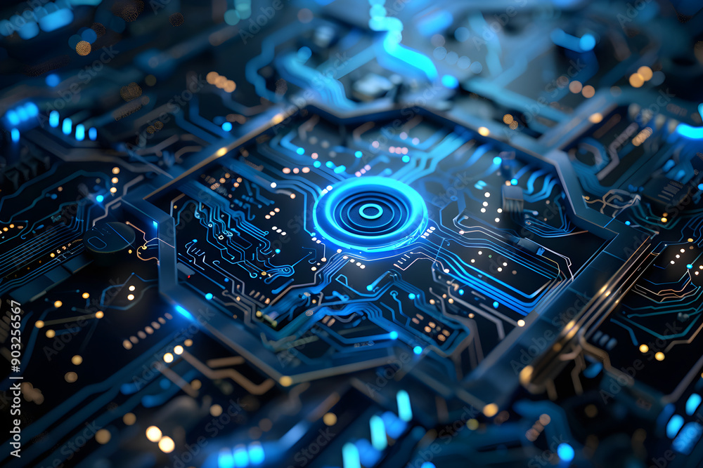 Intricate Abstract Representation of an Encoder Symbol in Digital Data ...