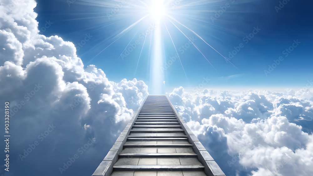 Stairway to heaven. 1 Peter 1:4: To an inheritance that is imperishable ...