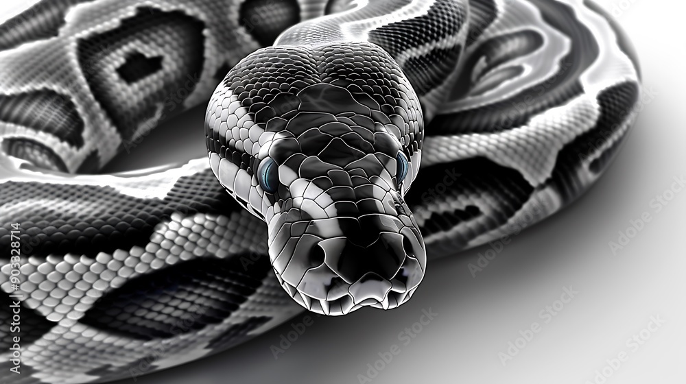 Anime style black and white lines transparent white background giant ...