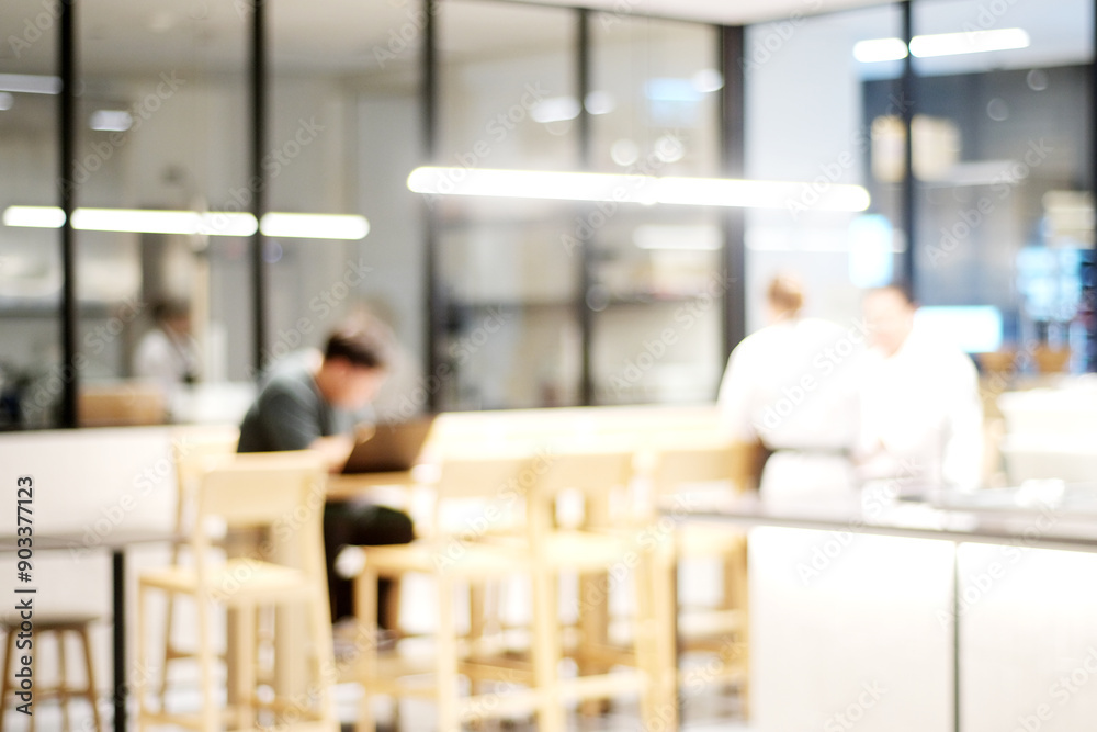 Blurred background, Blur restaurant store with bokeh abstract light ...