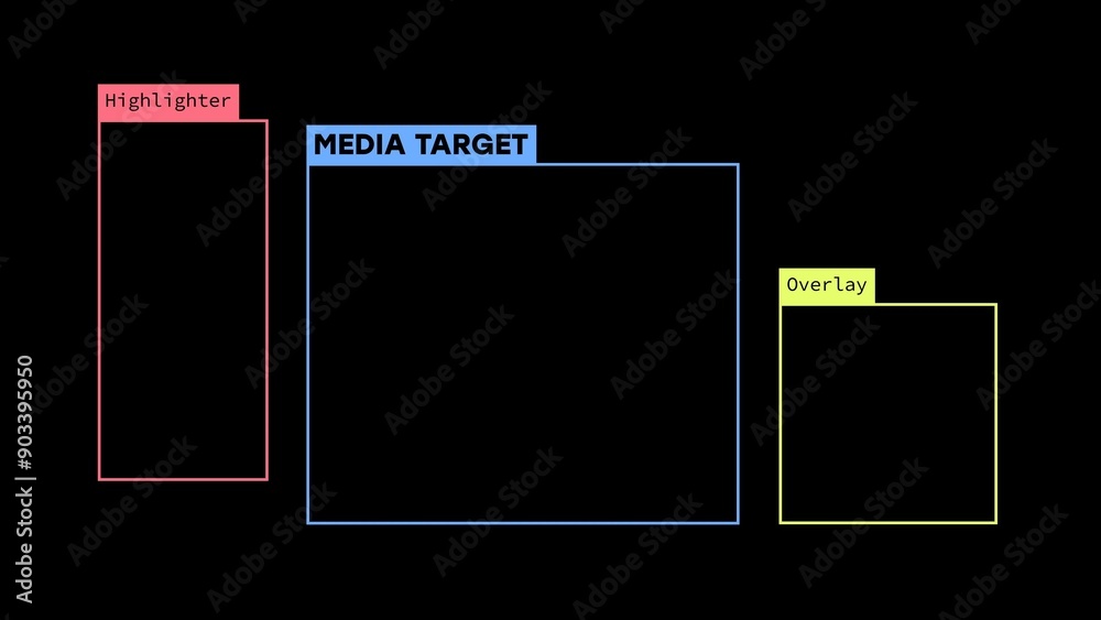 Simple Media Target Highlight Overlay Stock Template | Adobe Stock