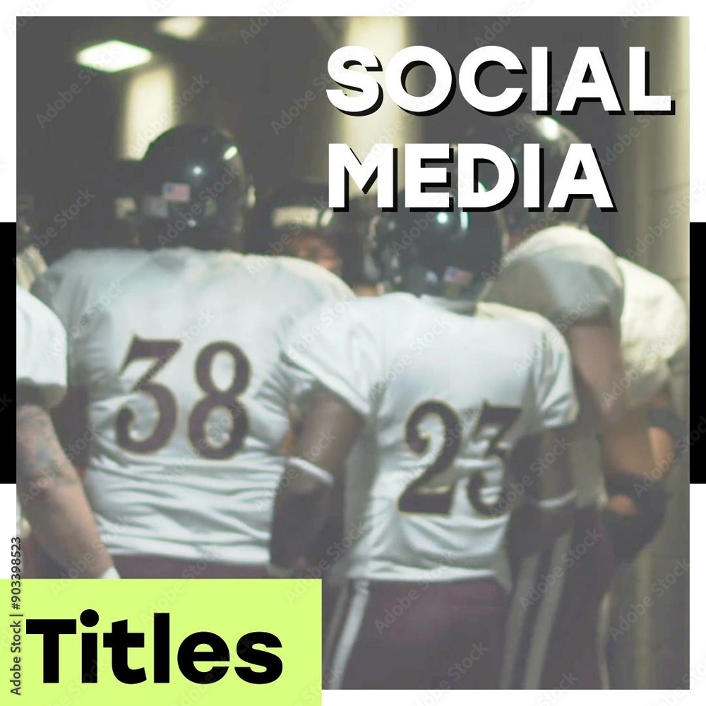 Square Social Media Box Layout Stock Template | Adobe Stock