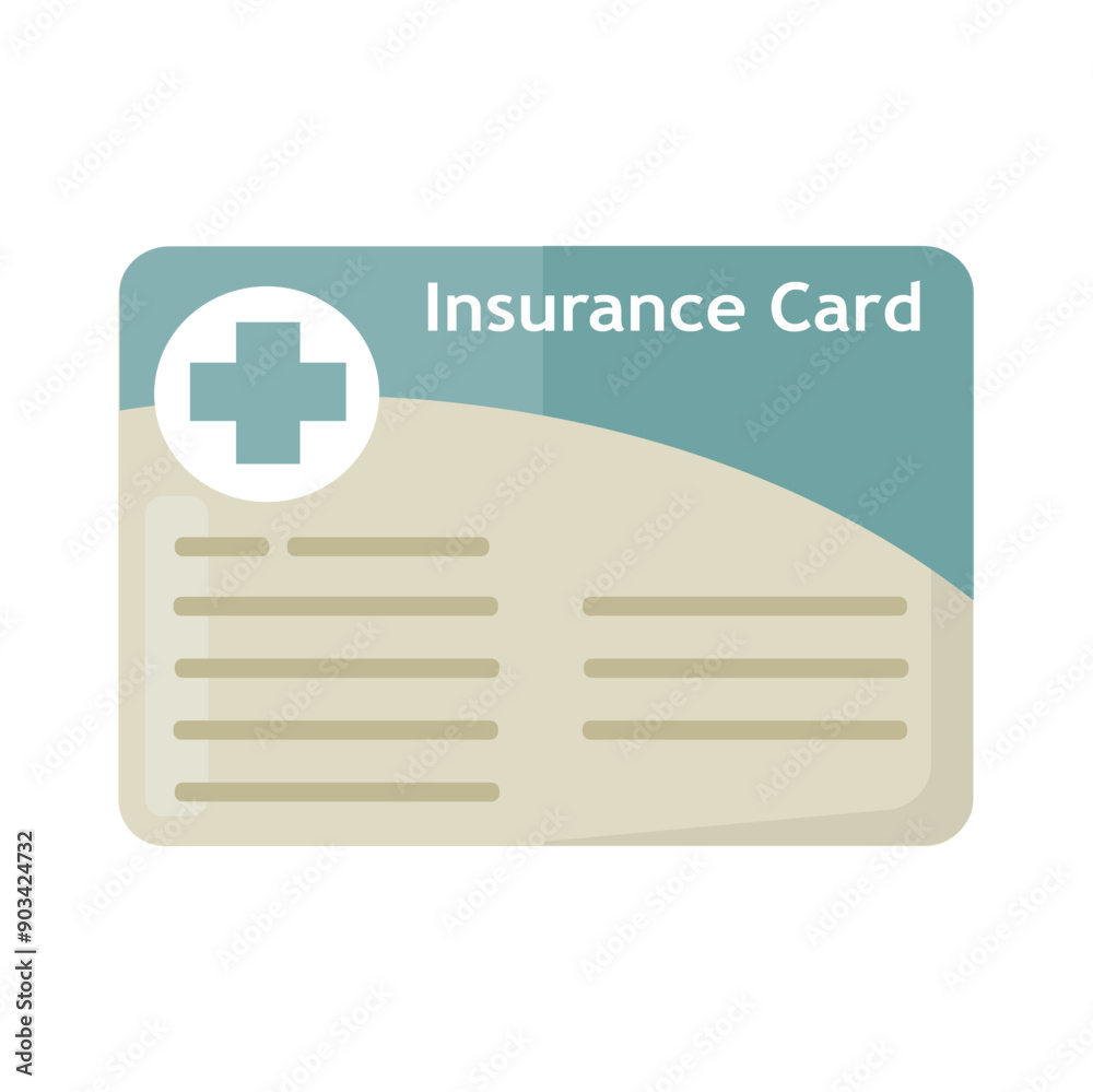 Insurance card icon clipart avatar logtotype isolated vector ...