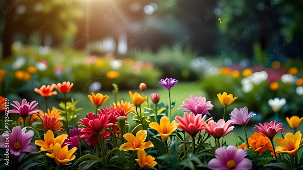 Nature of flower in garden using as cover page background natural flora ...