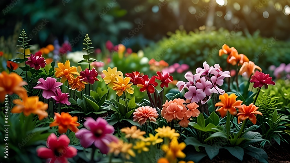 Nature of flower in garden using as cover page background natural flora ...