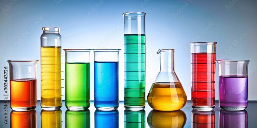 Vibrant colors illustrate the pH scale, ranging from acidic to alkaline ...