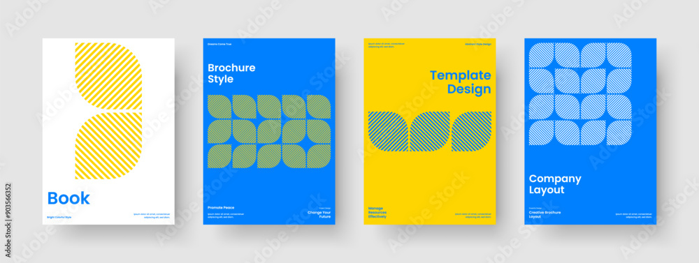 Modern Background Design. Isolated Book Cover Layout. Creative Poster ...