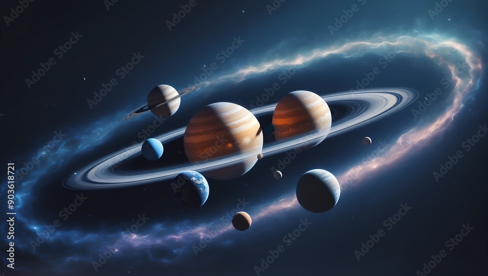 This is a Stunning Visualization of the Solar System featuring Planets ...