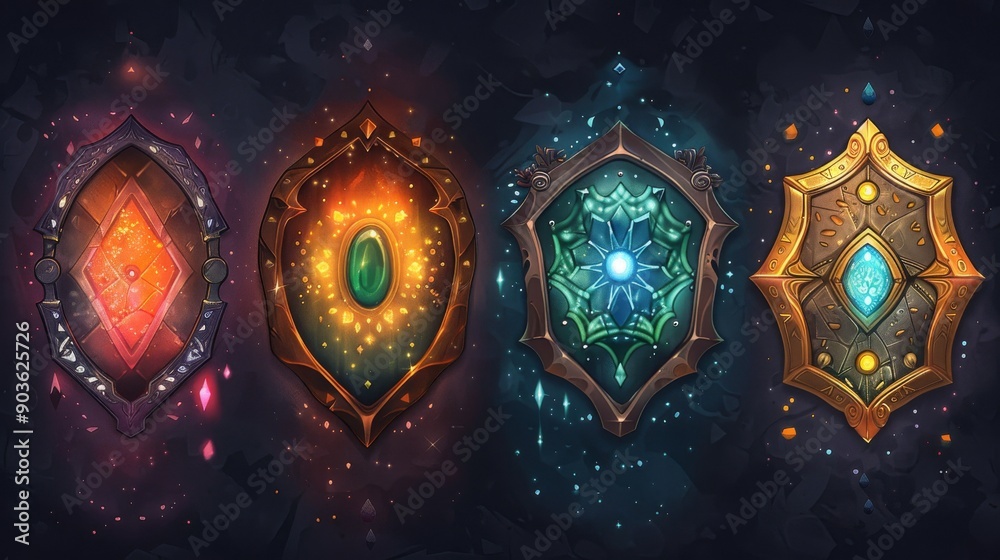 The set includes sci-fi neon game rank avatar frames. An iron level ...