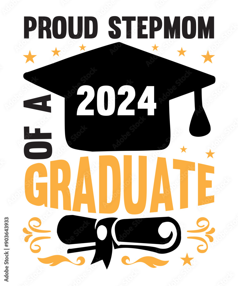 Proud of a 2024 Graduate svg, Graduation svg Bundle, Class of 2024 svg ...
