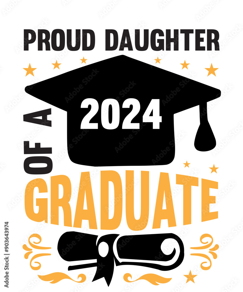 Proud of a 2024 Graduate svg, Graduation svg Bundle, Class of 2024 svg ...
