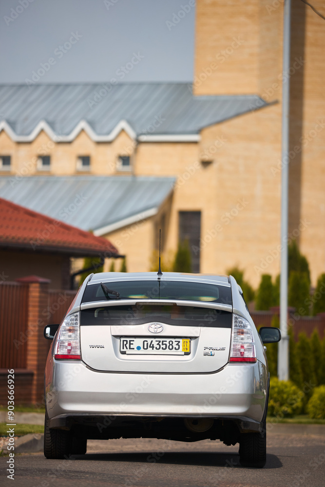 Berlin, Germany - May, 3 2024: Toyota Prius XW20 2009 hybrid electric ...