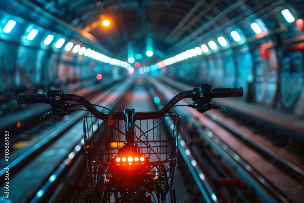 Revolutionize urban logistics with bicycles operating on metro lines to ...