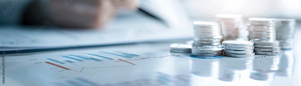 Magazine Photography Style featuring an elegant financial magazine ...
