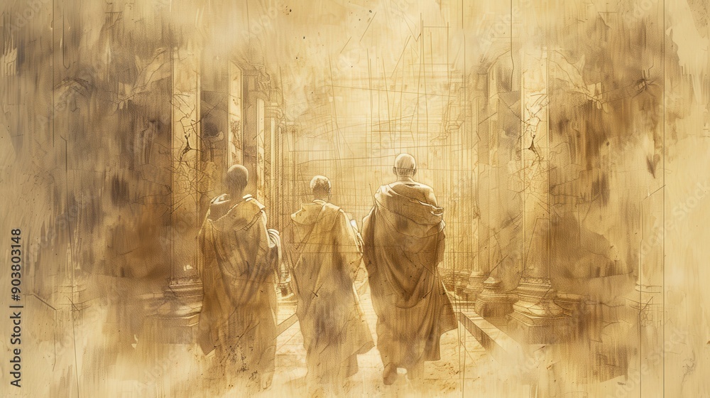 High-resolution editorial quality art of Leviticus' Rules for Priests ...