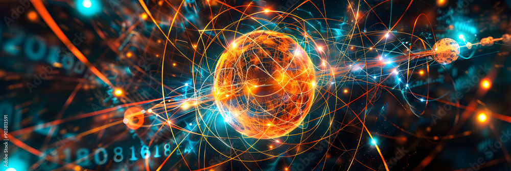 Visual Representation Of Electron Configuration Illustrating Atomic