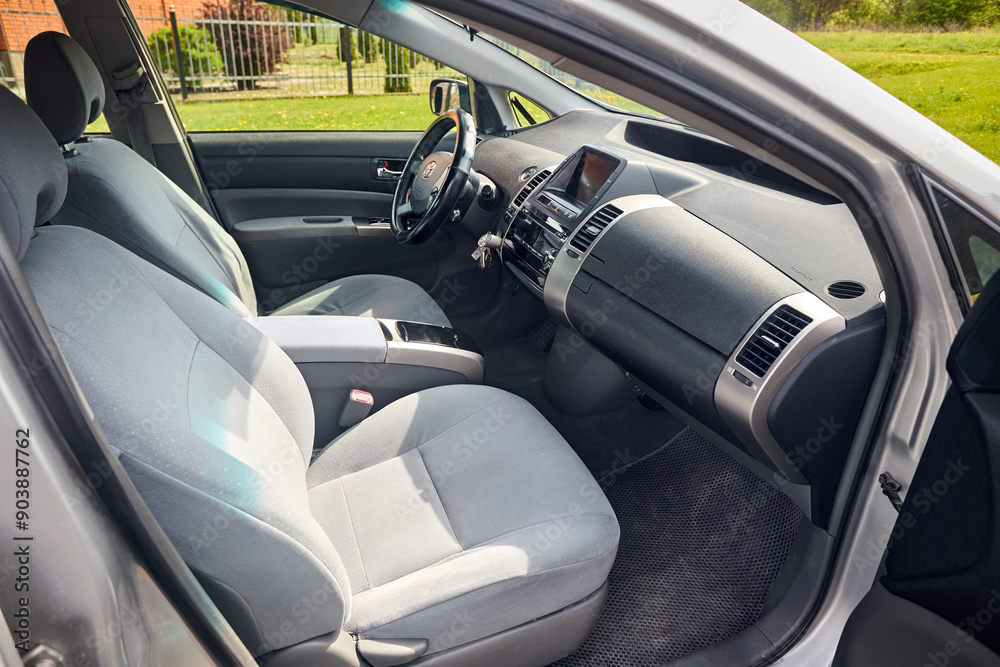 Berlin, Germany - May, 3 2024: Toyota Prius XW20 2009 hybrid electric ...