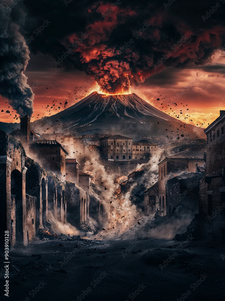 The Fiery Fall of Pompeii: Mount Vesuvius' Devastating Eruption, an ...