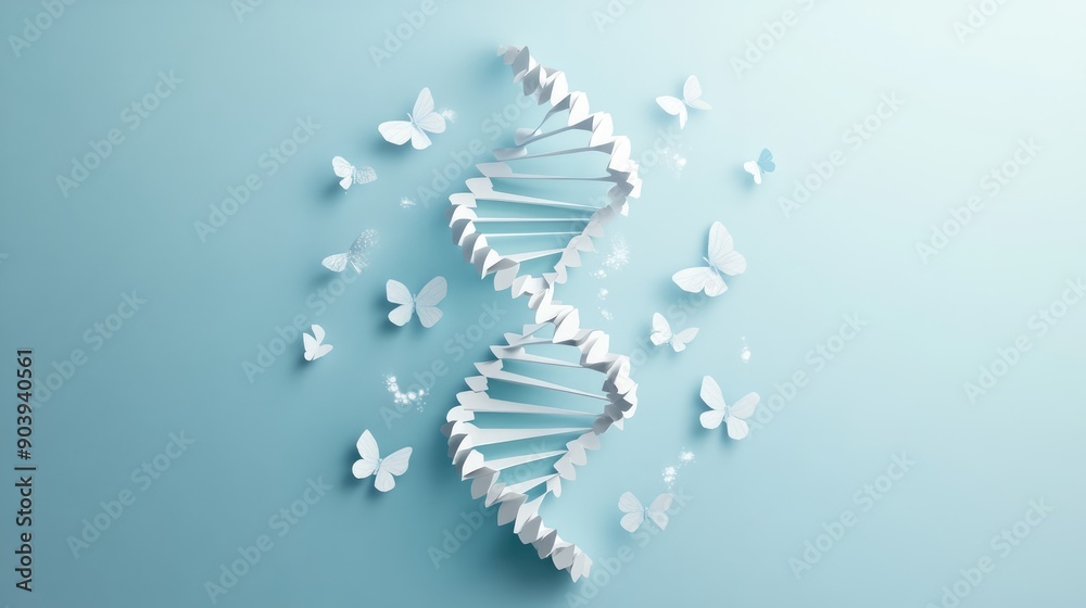 Creative DNA Structure Paper Cutouts for Genetics Education in ...