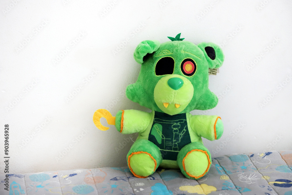 Radioactive Foxy plush, character from the series of video games ...