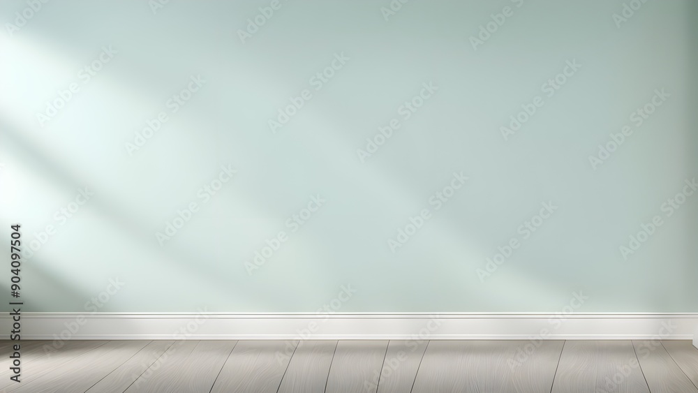 Clean and simple light color wall empty room background or backdrop for ...