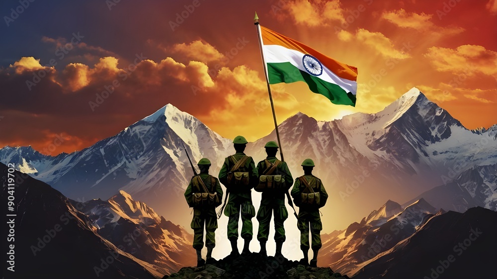 image commemorating Kargil Vijay Diwas, also known as Kargil Victory ...