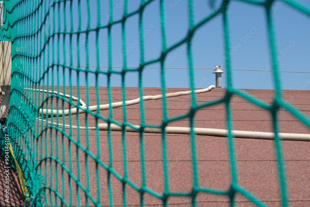 Fall arrest devices. Roof fall arrest devices.Lifeline cable and fall ...