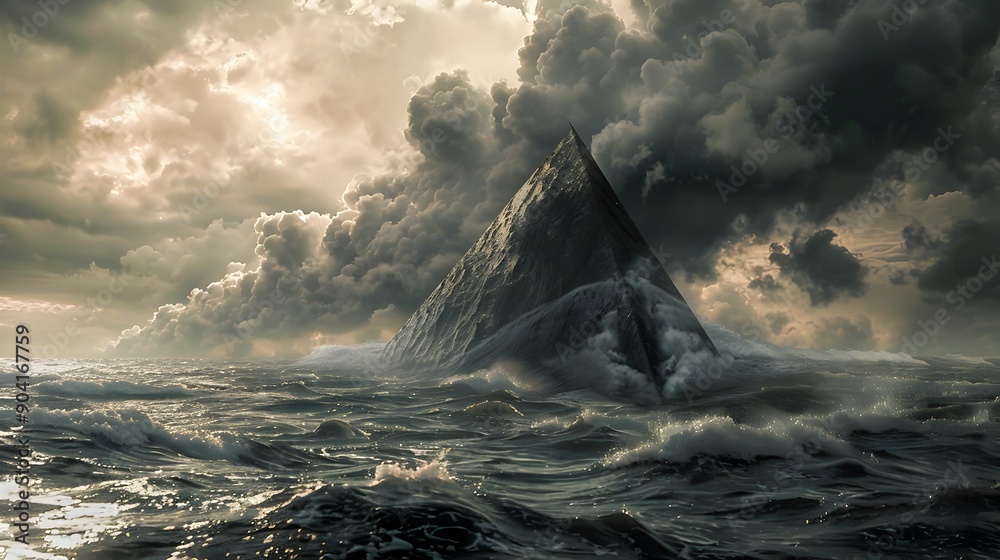 Mysterious Disappearances in the Bermuda Triangle Exploring the Supernatural Phenomenon Stock ...