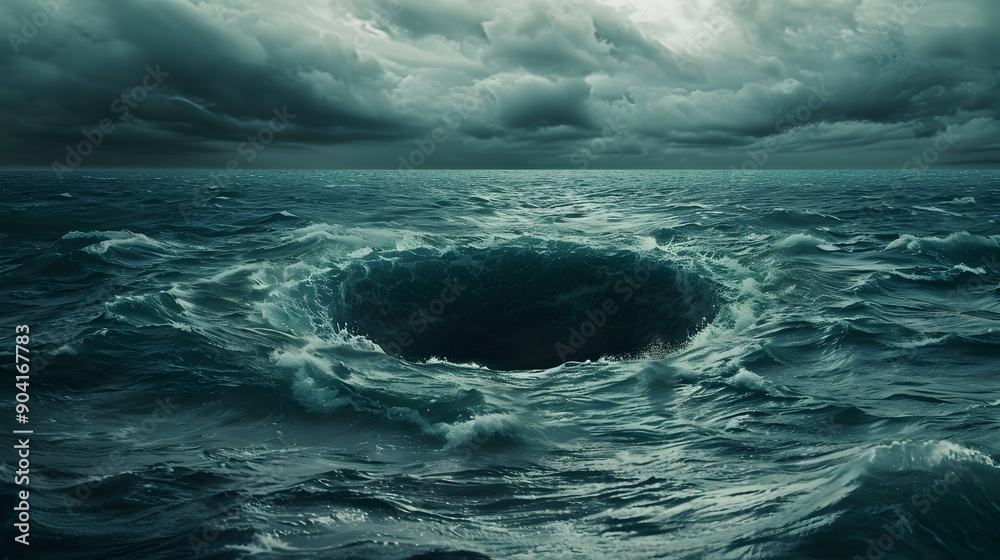 Mysterious Disappearances in the Bermuda Triangle Uncovering the Supernatural Phenomenon Stock ...