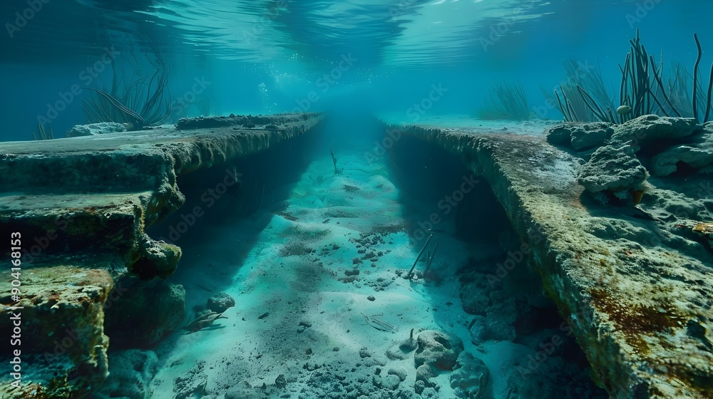 Mysterious Underwater Formation In The Bahamas Bimini Road A Potential