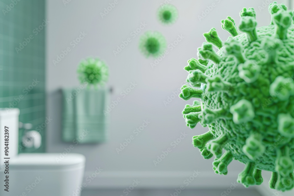 Explore the presence of airborne pathogens in bathroom air ...