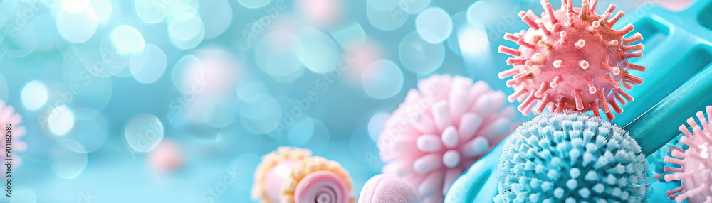 Explore the presence of germs on bathroom cleaning tools, highlighting ...