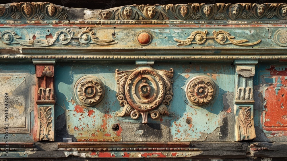 An ancient Greek chariot showcases intricate carvings, revealing ...