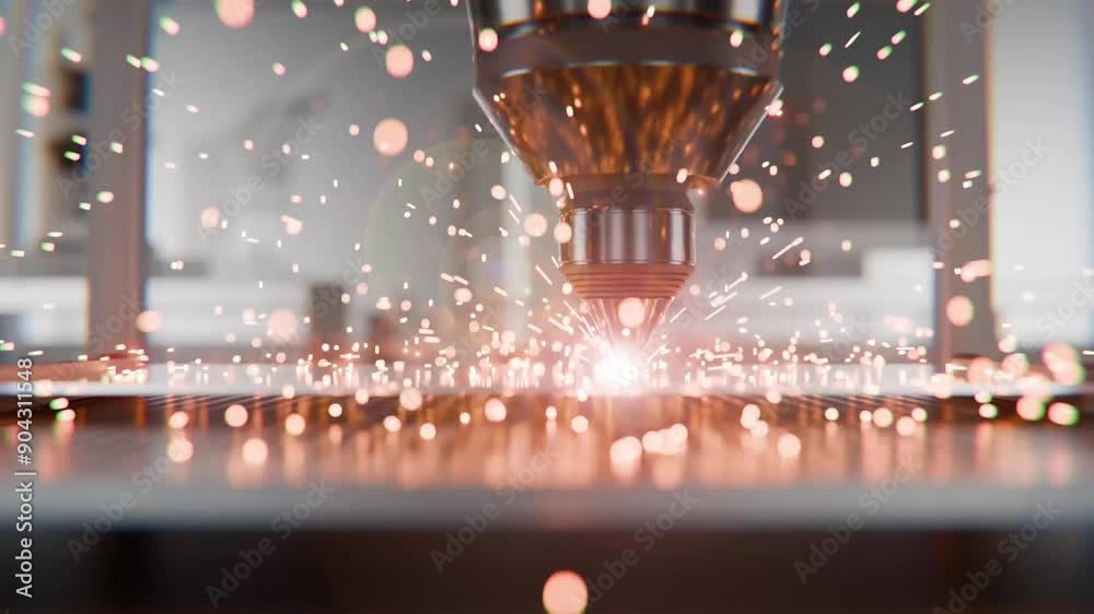 Laser Engraved Logo Intro with Sparks: Two Versions - Blank and ...