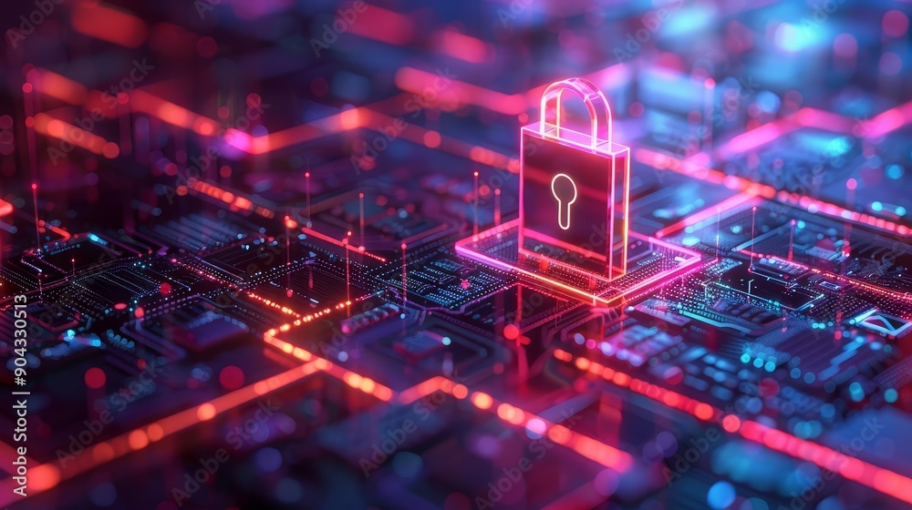 3d Illustration Of Multi Factor Authentication And Secure Access