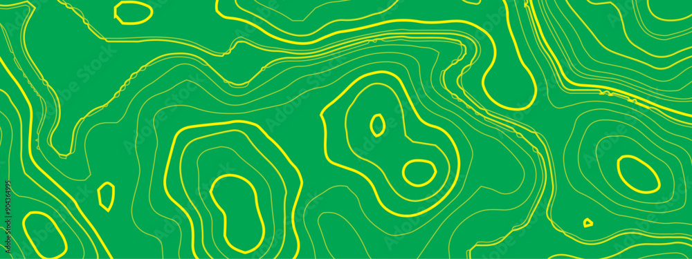 stylized height topographic contours map line background. Background ...