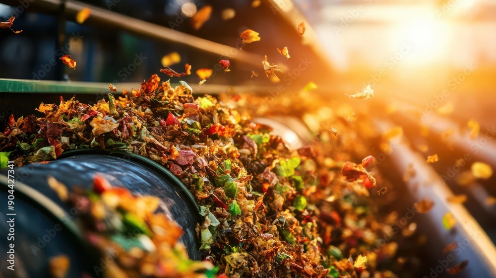 Anaerobic digestion of food waste in processing plants, green ...