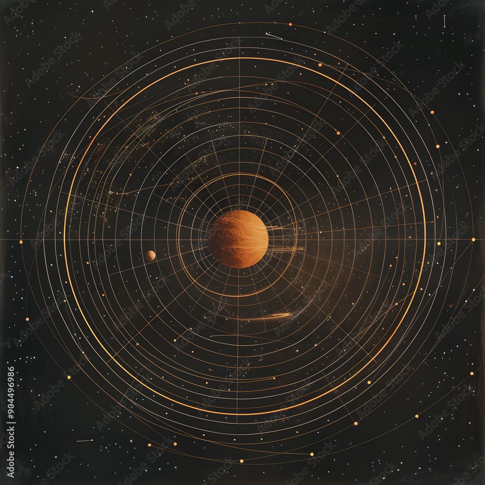 Ecliptic Plane Illustration: Earth's Orbital Path Around the Sun ...