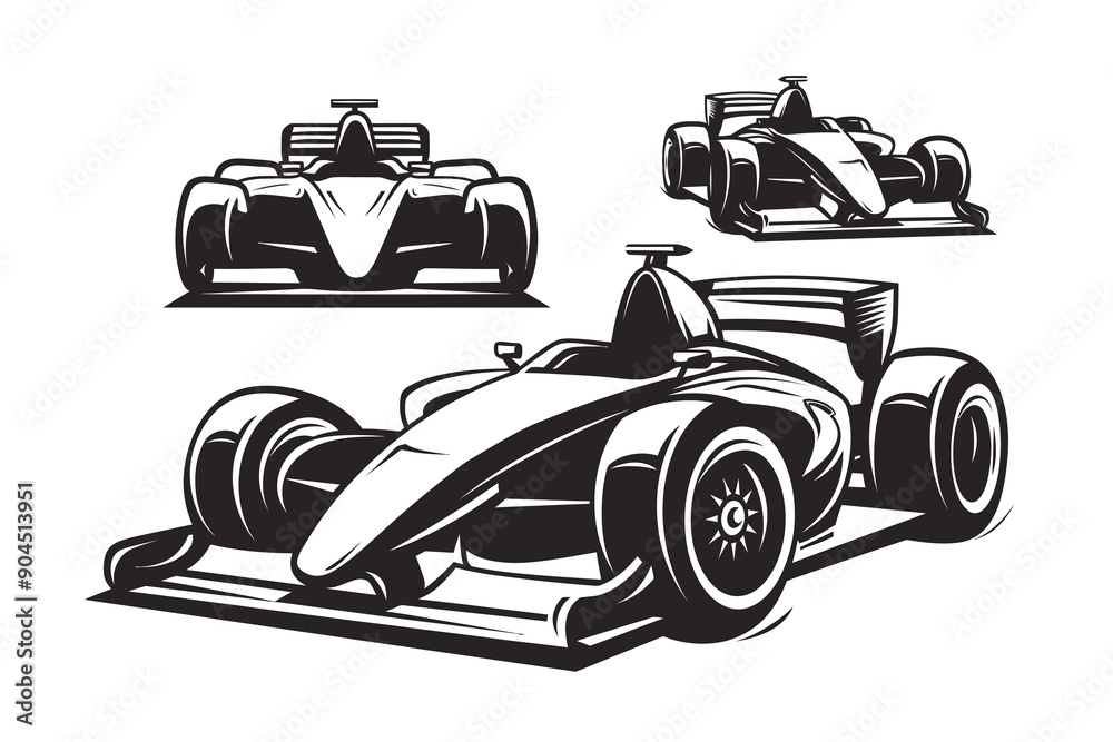 Formula 1 racing car silhouette vector with Powerful Symbolism Of A ...