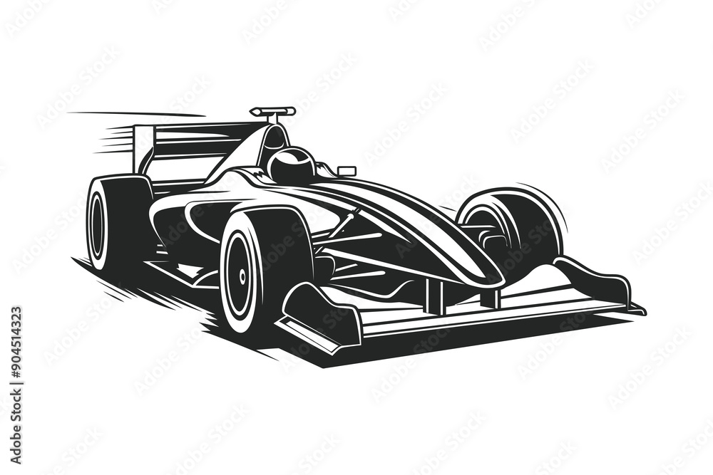 Formula 1 racing car silhouette vector with Powerful Symbolism Of A ...