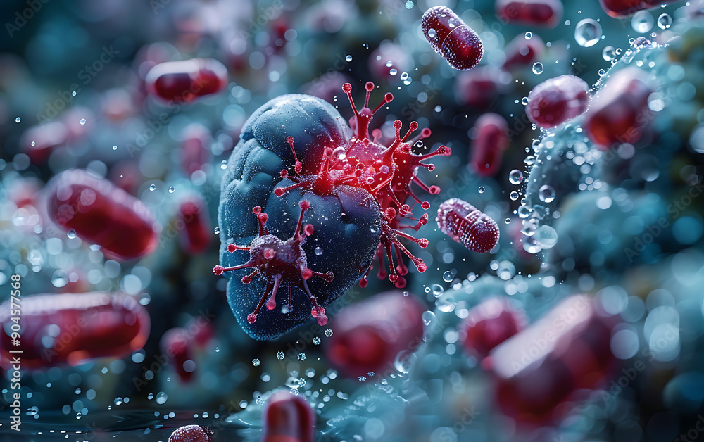 Immune System Defense: Shield with Vitamins and Antioxidants Stock ...